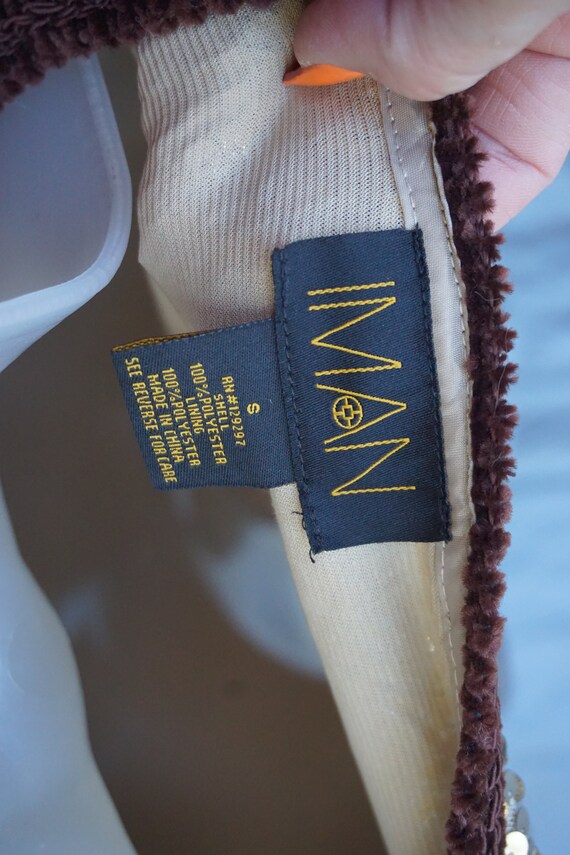 Vintage sparkly sequined jacket by IMAN size labeled … - Gem