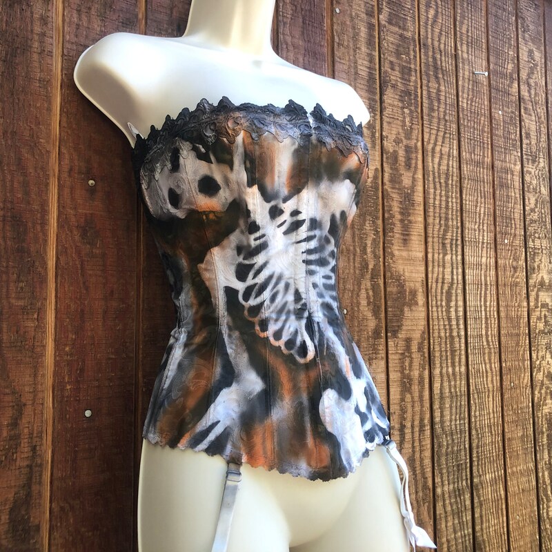 Black Skeleton Corset - Etsy