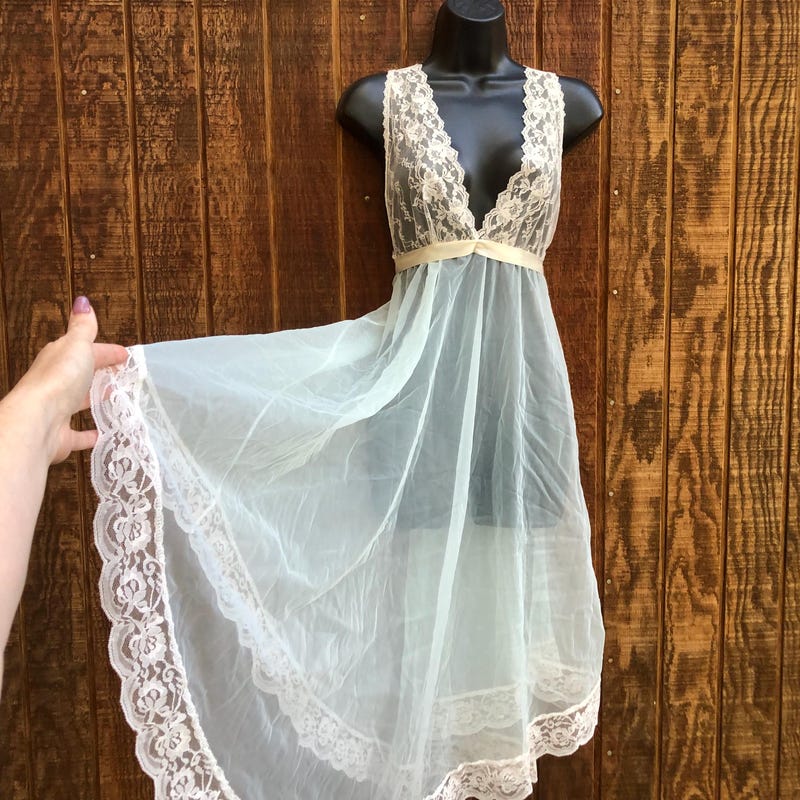 Ultra Sheer Nightgown - Etsy