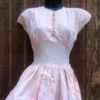 Vintage Early 60s Mr Mort Pink White Ginghan Smocked Sun Dress SZ S - Etsy