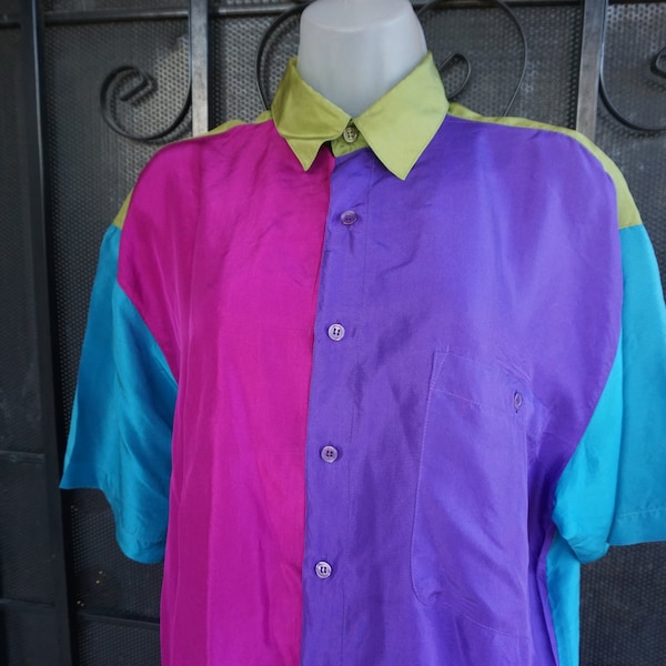 90s Color Block - Etsy