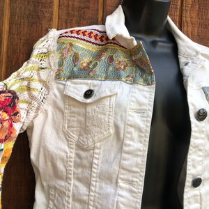 Desigual Size 40 Large Jacket With Crochet Arm Detail - Etsy