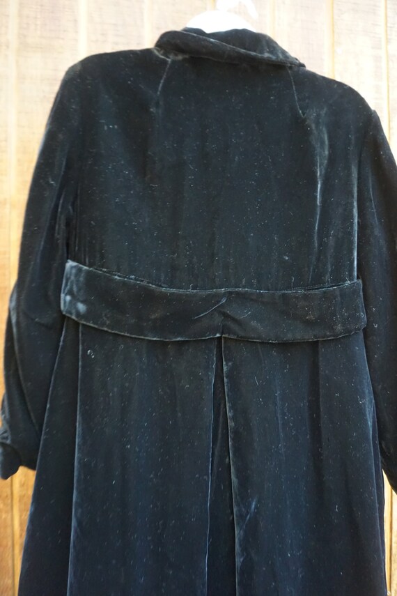 Vintage 60s jacket black velvety super soft medium lo… - Gem