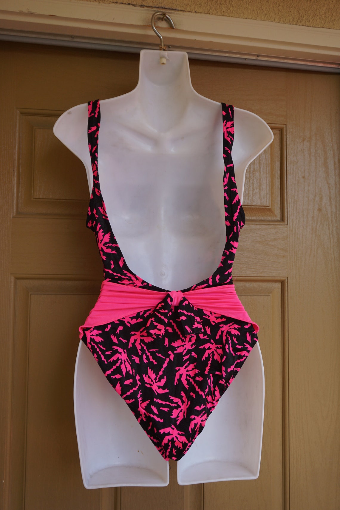 Fredericks Of Hollywood Size 9 Medium One Piece Swimsuit Etsy