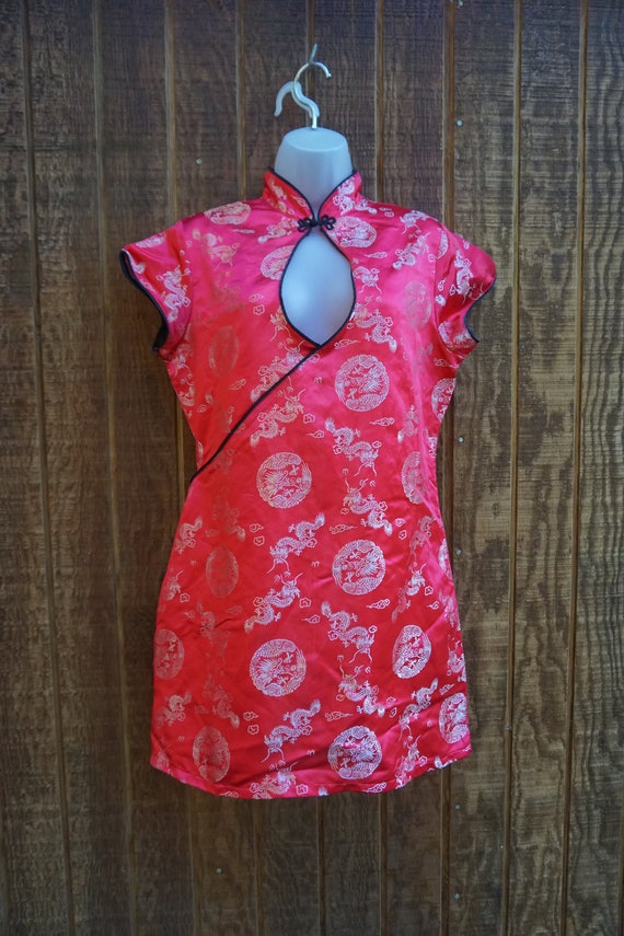 Fredericks of Hollywood large Asian inspired brocade … - Gem