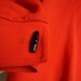 Vintage 1970s Red Hooded Jacket With Toggle Buttons // Coat // - Etsy