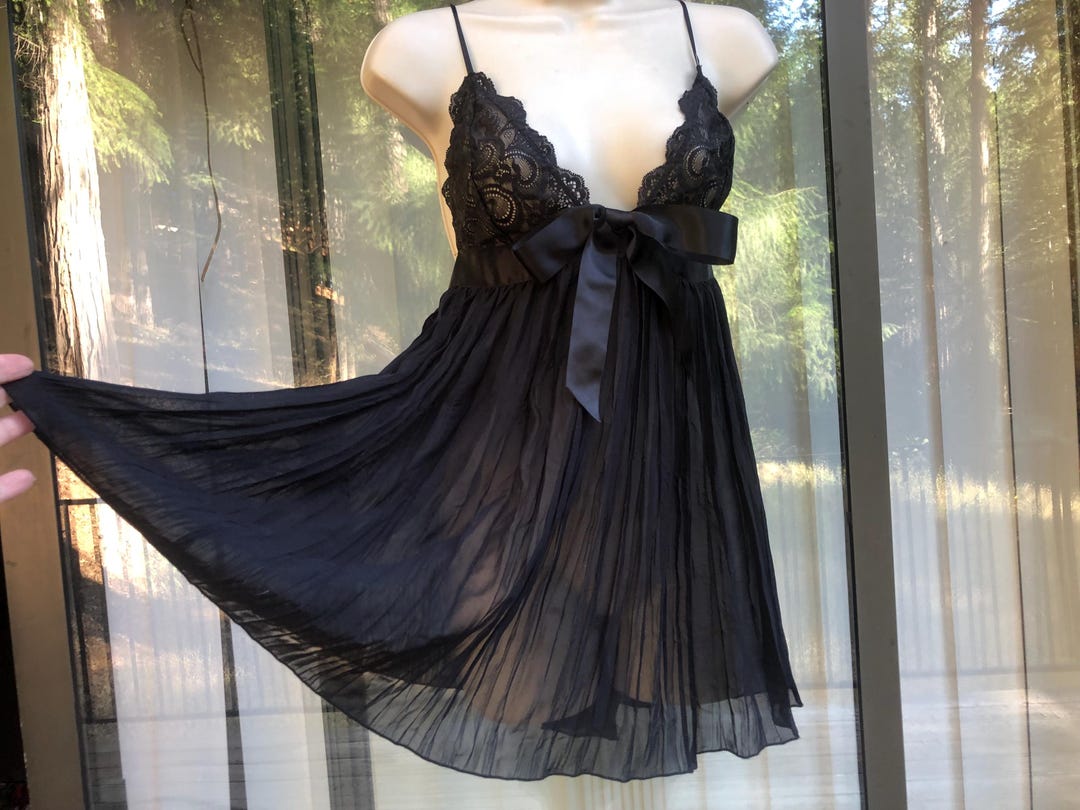 Large Victoria's Secret Size Large Sexy Short Nightgown Lingerie ...