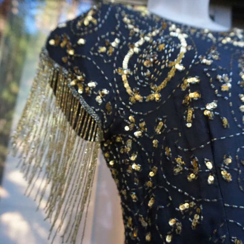 Gold Short Fringe Dress - Etsy