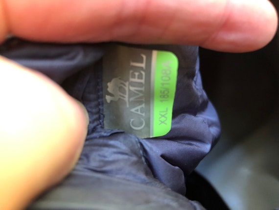 Camel puffer jacket Cigarettes hooded gray size XXL E… - Gem