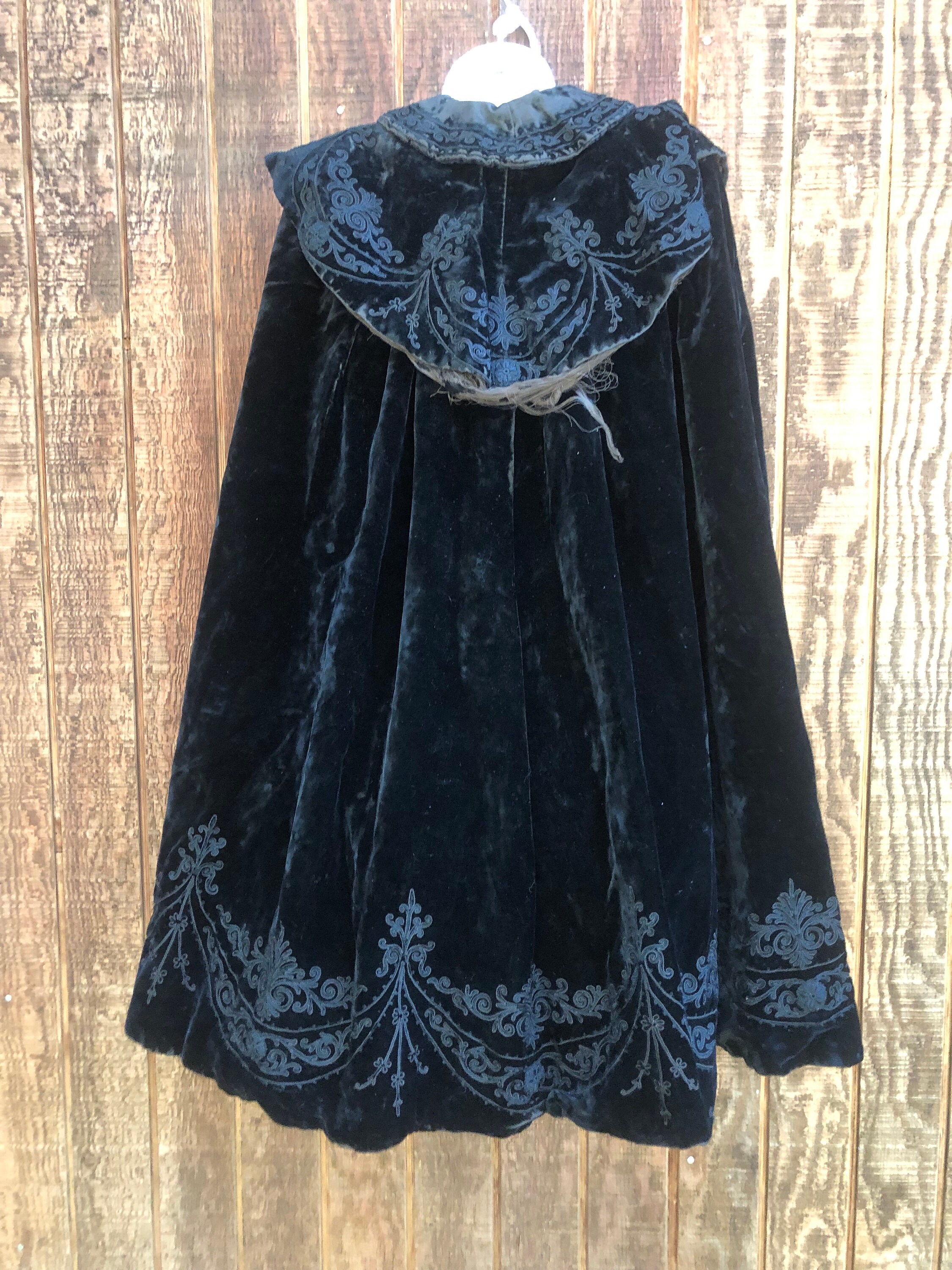 Antique Vintage Soft Velvety Cape Medium Large Womens 1800s - Etsy