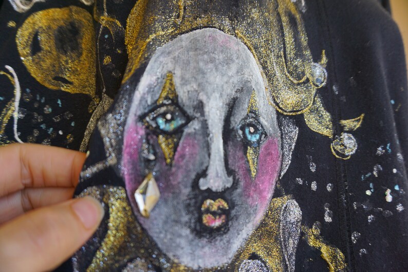 Hand Painted Vintage 1990s Mardi Gras 90s 1990s Mask Crying - Etsy