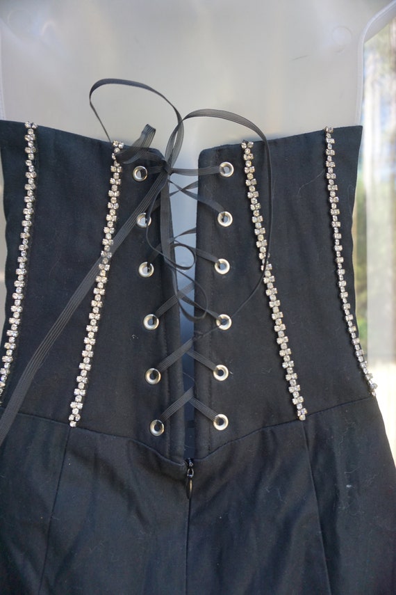 Brandless short tight corset dress embellished with r… - Gem