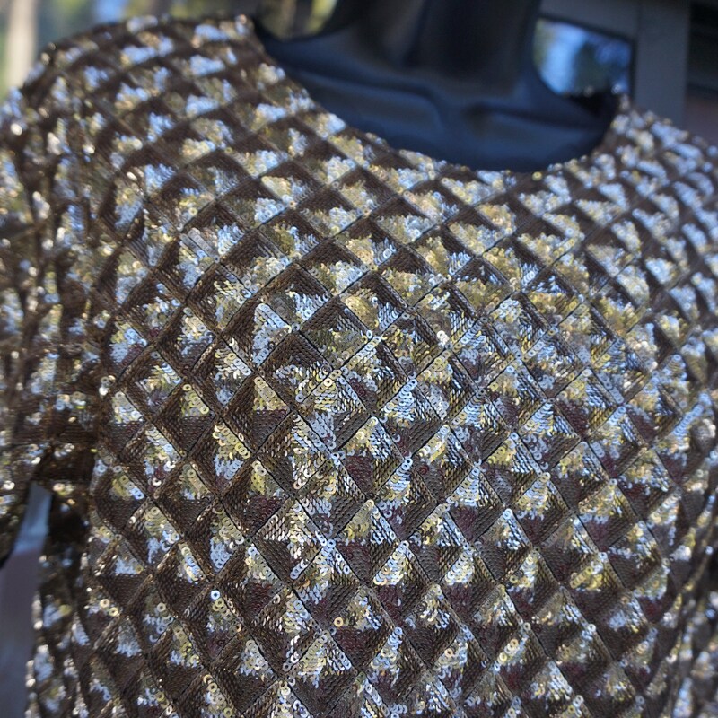 Gold Sequin Top - Etsy