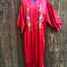 Vintage Floral Embroidered Robe Small Medium Large Asian - Etsy