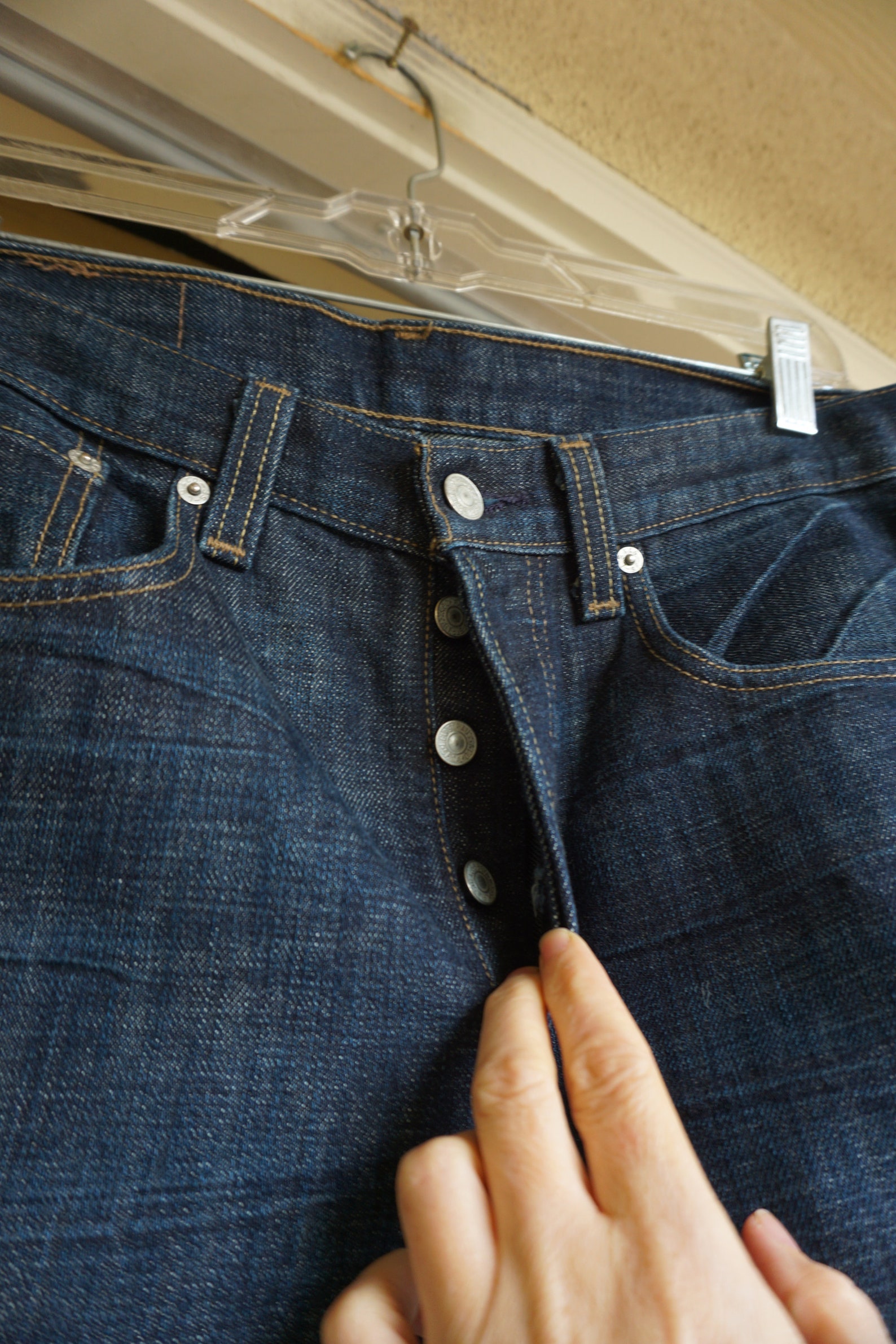 Levis 501 Mens Denim Jeans Button up Fly 29 X 32 - Etsy