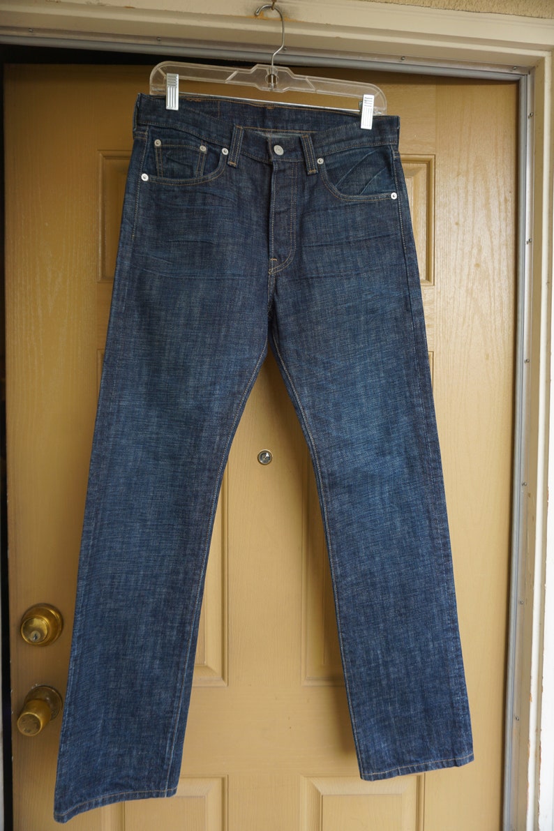 Levis 501 Mens Denim Jeans Button up Fly 29 X 32 - Etsy