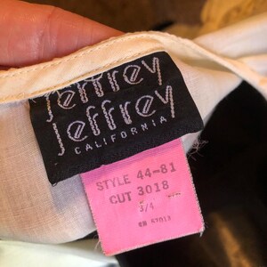 Vintage 1970s or 80s "jeffrey Jeffrey California" Wrap Shirt Prairie ...