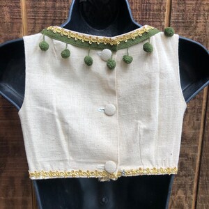 XXS 60s or 70s Amazingly Cute Half Top Belly Shirt Retro Crop Cropped ...