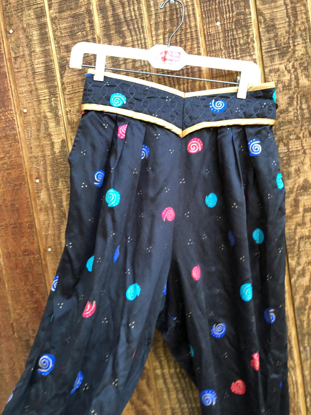 Jeanne Marc Vintage 1990s Unique Fun Pants Size Labeled Medium 12/14 ...