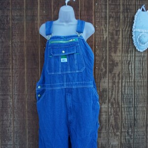 Vintage 80s 90s Blue Denim Libery Overalls Size 42 X 30 - Etsy