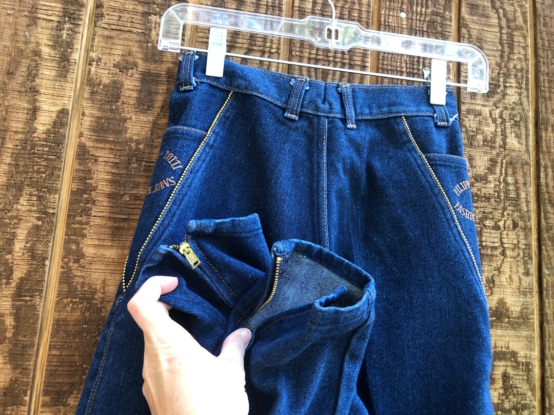 Philippo Totti Vintage Size 3 / 4 Fits Smaller Blue High Waisted Pants ...