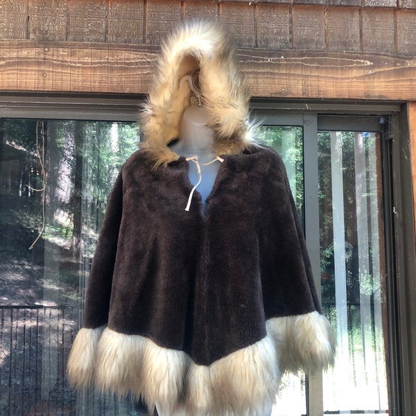Faux Fur Cape - Etsy