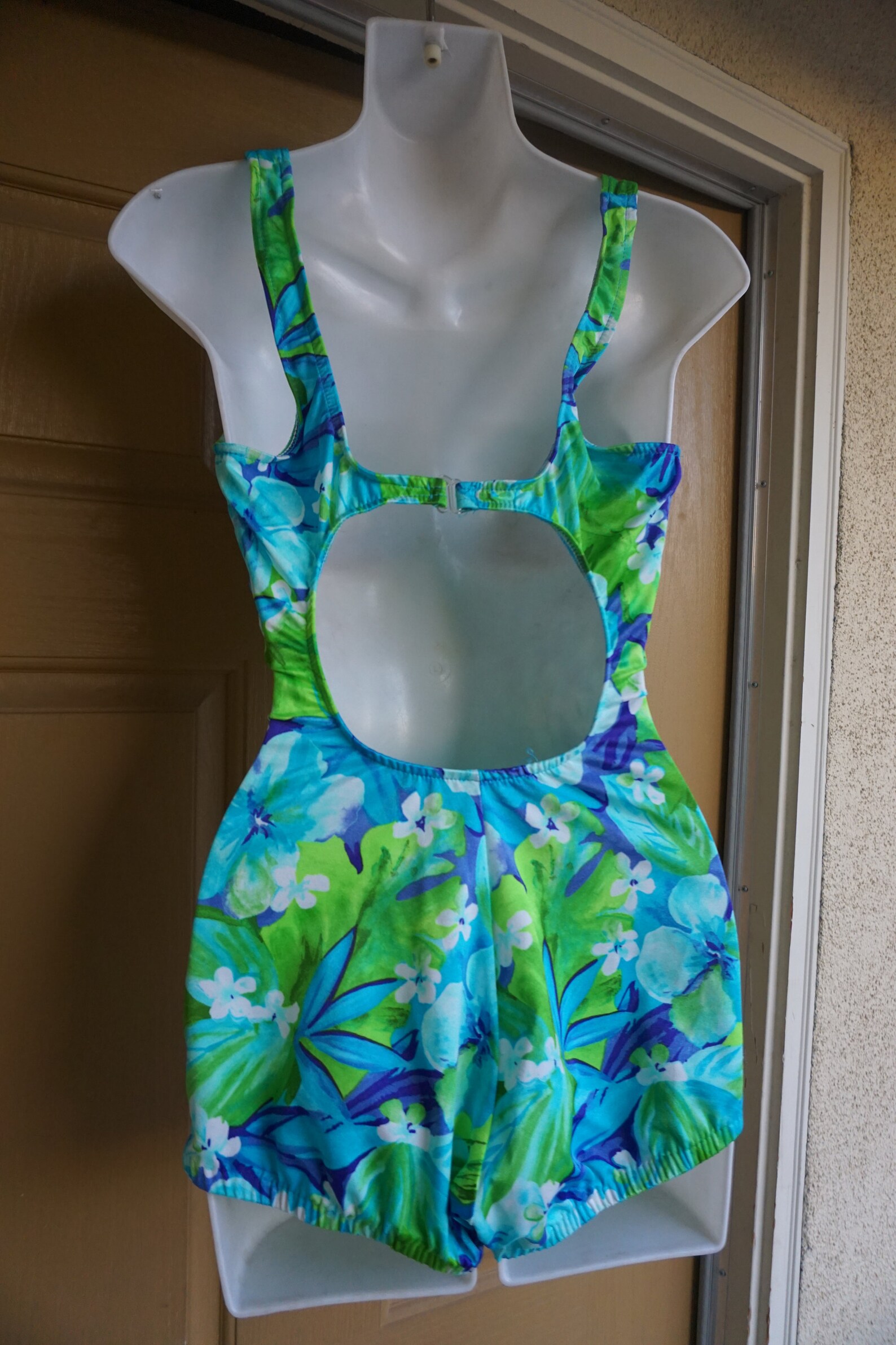 70s Vintage Tropical Bathing / Swim Suit One Piece Swimsuit | Etsy