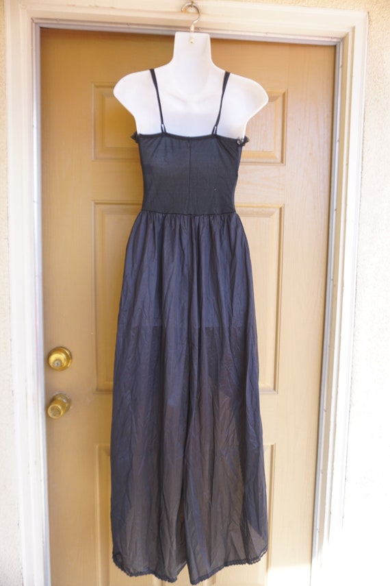 Vintage high low cut nightgown with corset style fron… - Gem