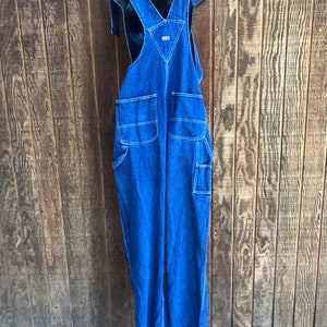 Dark Blue Denim Overalls Size 32 X 35 by USA Works - Etsy