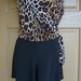 Cache 80s 90s Leopard Cheetah Print Shorts Romper Size Small - Etsy
