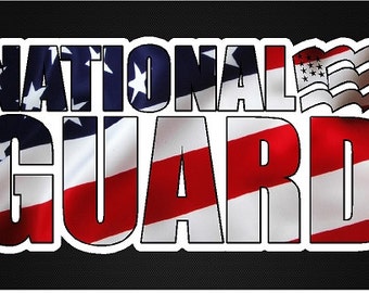 National Guard Sticker - Etsy