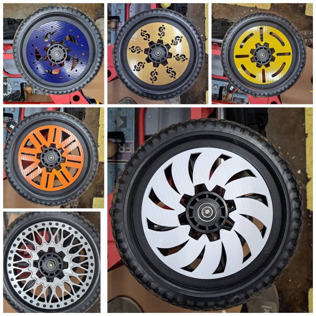 Zuca Disc Golf Cart Rim Covers - Weatherproof Hubcaps - Etsy