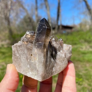 Smokey Quartz Cluster - Natural Smokey Quartz Specimen - Etsy