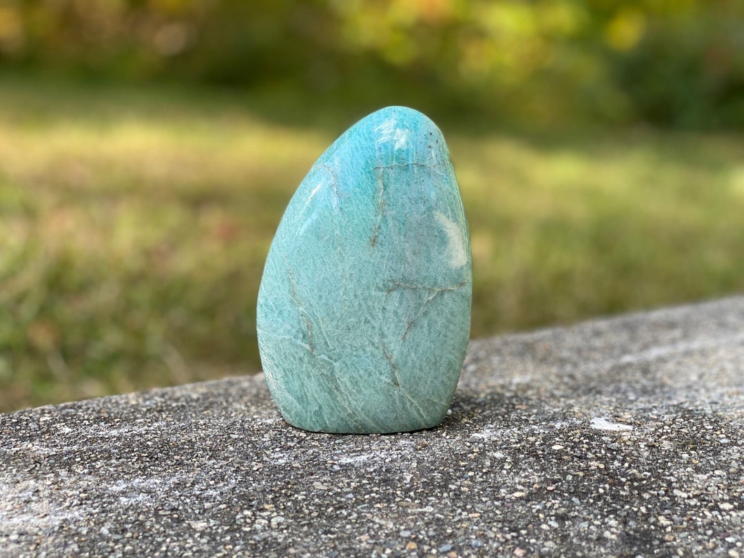 Amazonite Freeform Specimen - Polished Amazonite Crystal - Etsy