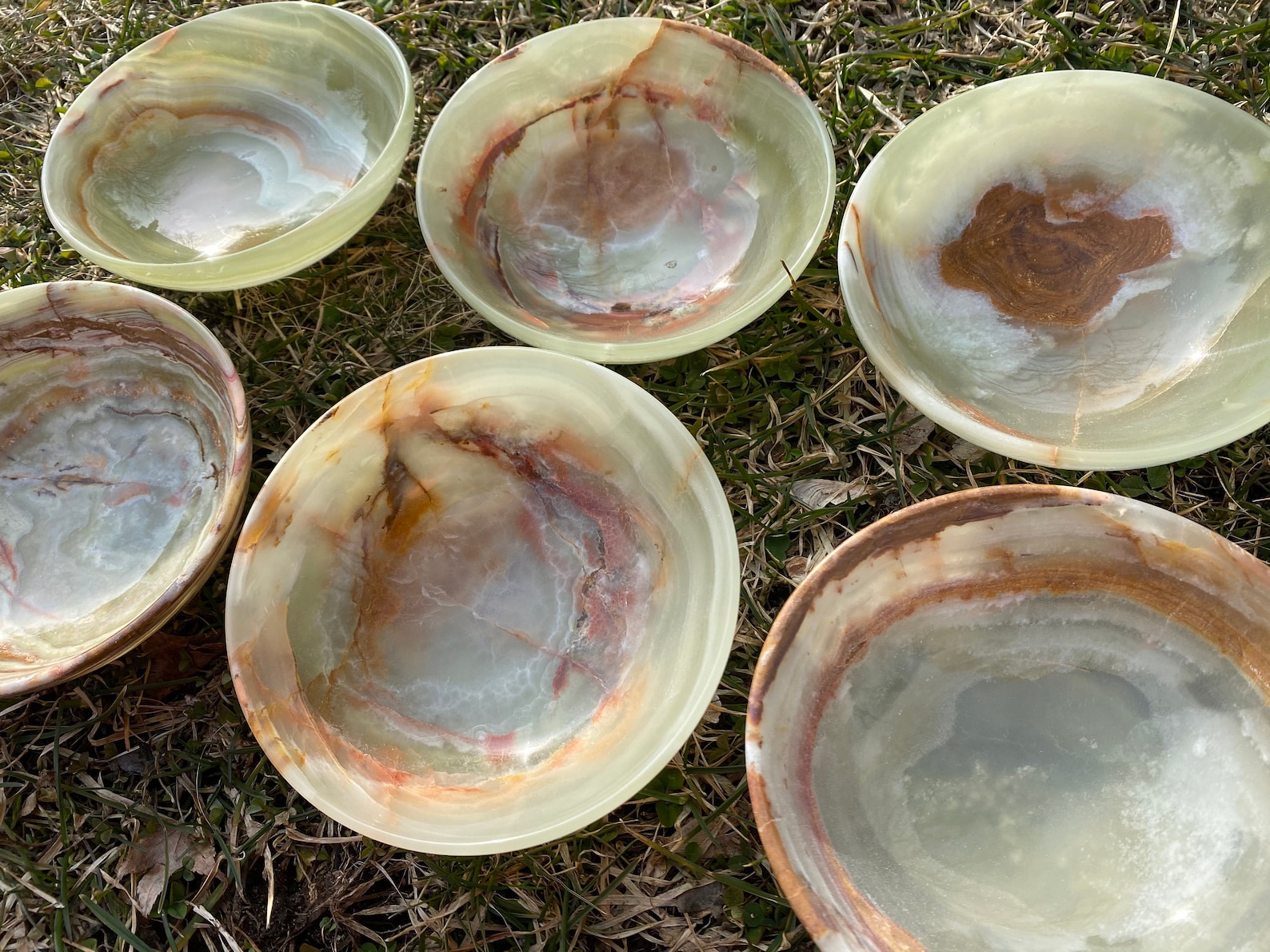 5 Onyx Dish Banded Onyx Crystal Bowl - Etsy