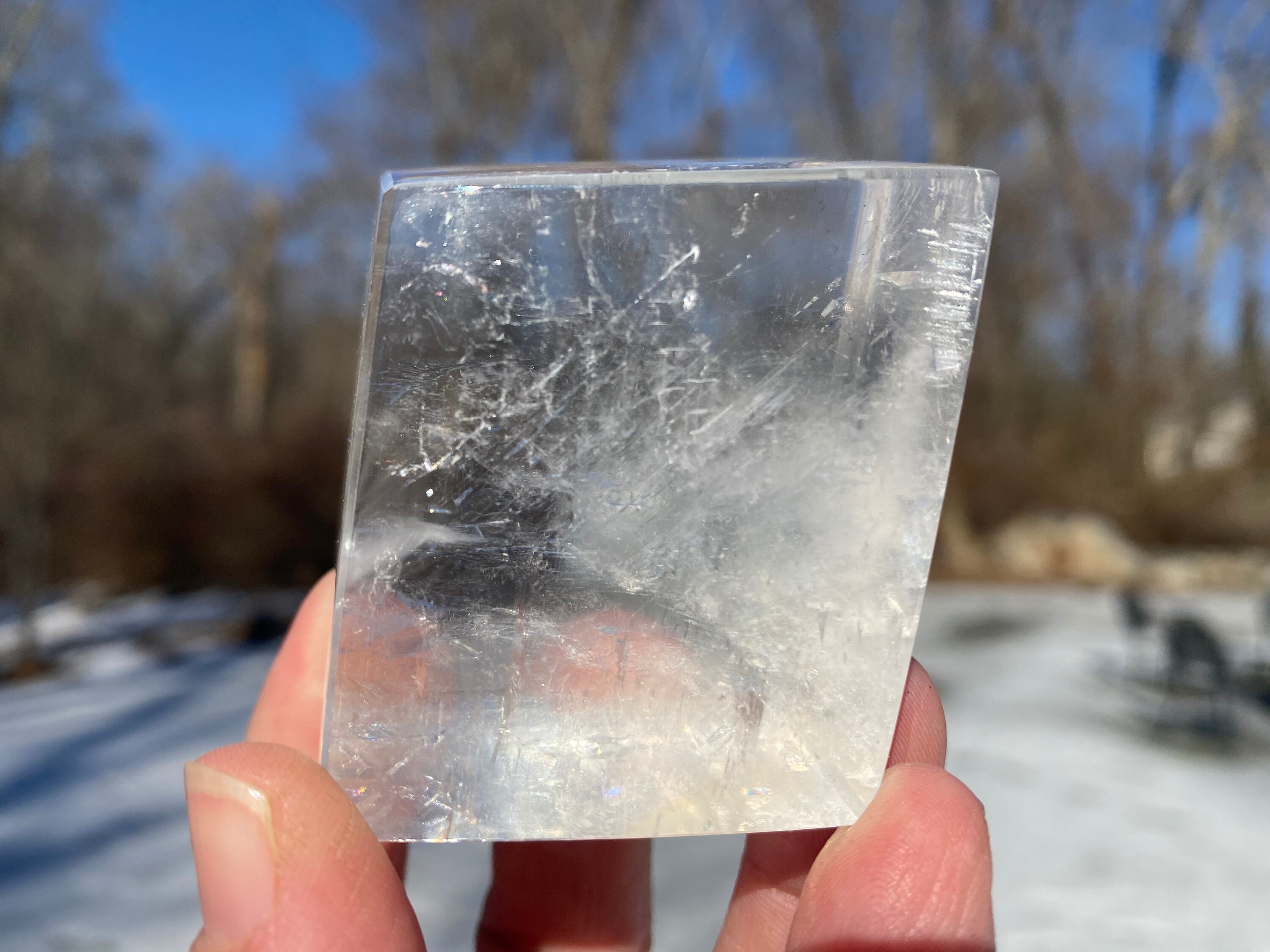 Rocks & Geodes Home & Living High Grade Polished Optical Calcite ...