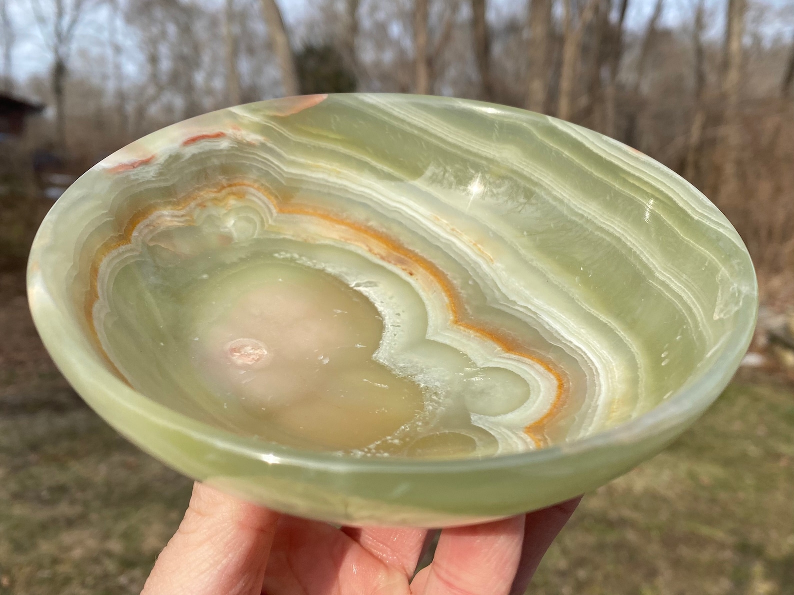 5 Onyx Dish Banded Onyx Crystal Bowl - Etsy