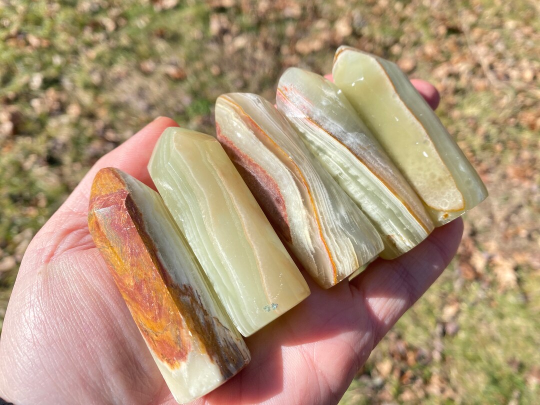 Banded Onyx Freeform Point Banded Onyx Crystal Point - Etsy