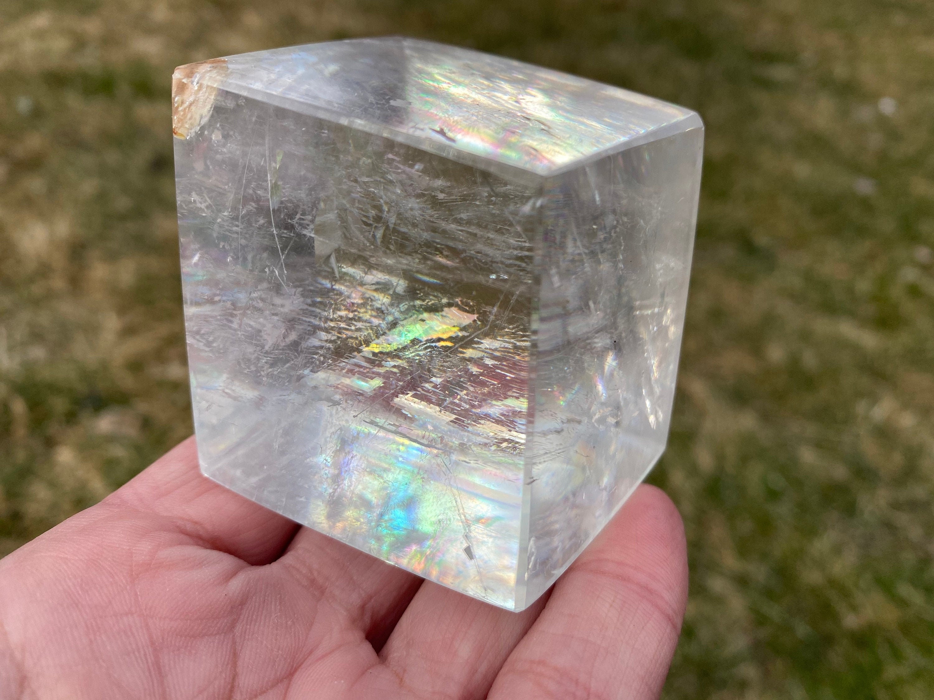 Rocks & Geodes Home & Living High Grade Polished Optical Calcite ...