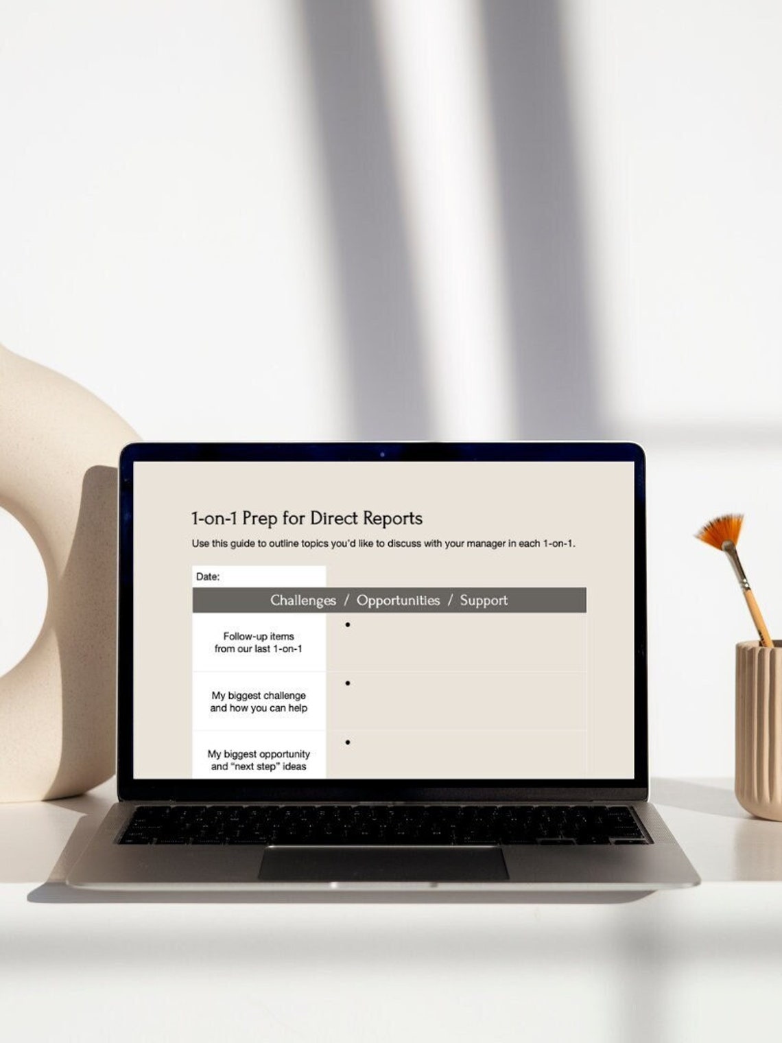 One-on-one Meeting Agenda Template for Manager and Direct Report 1:1 - Etsy