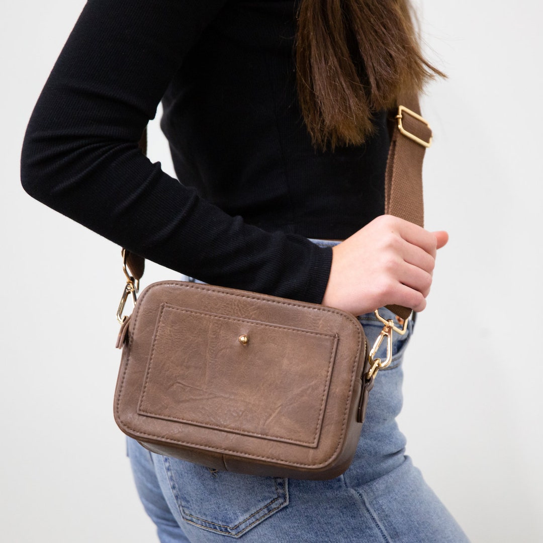 The Wanderlust Camera Crossbody Brown - Etsy