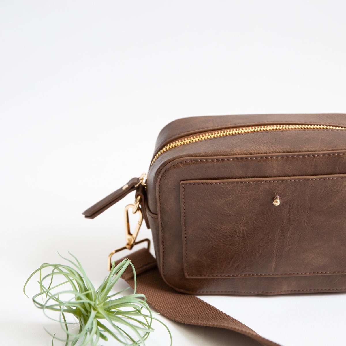The Wanderlust Camera Crossbody Brown - Etsy