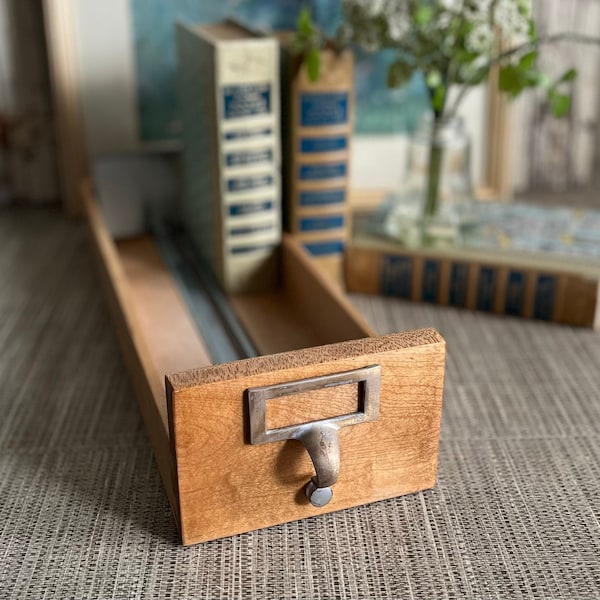 Library Card Catalog - Etsy