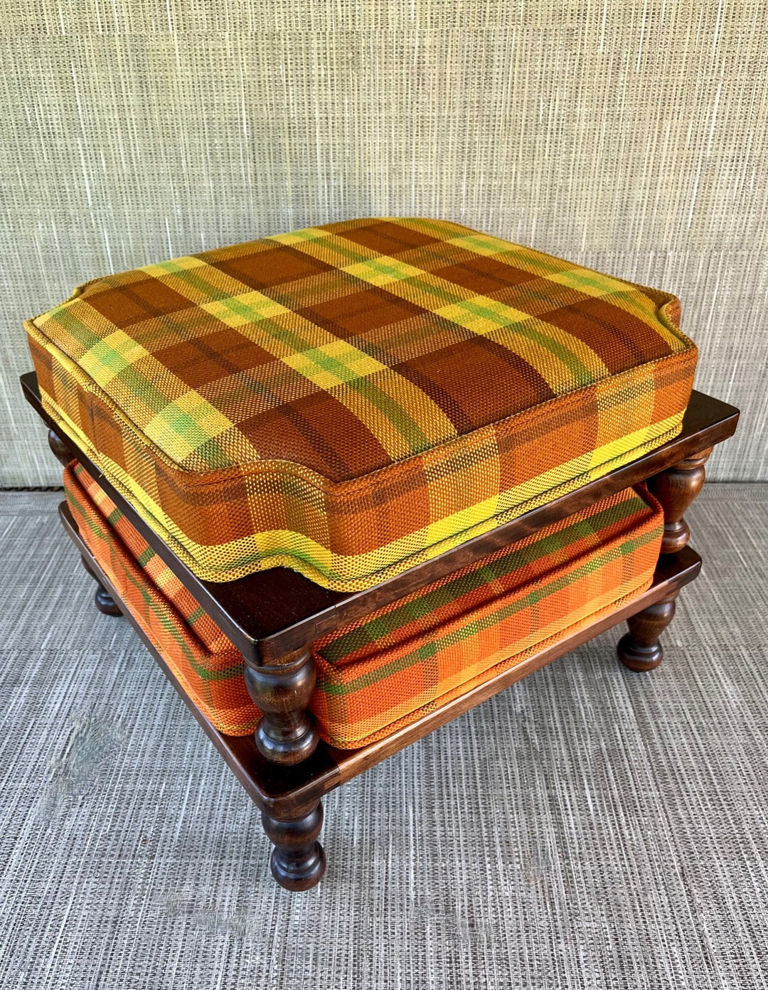 Mid-century Modern Vintage Stacking Ethan Allen Footstool Stools ...