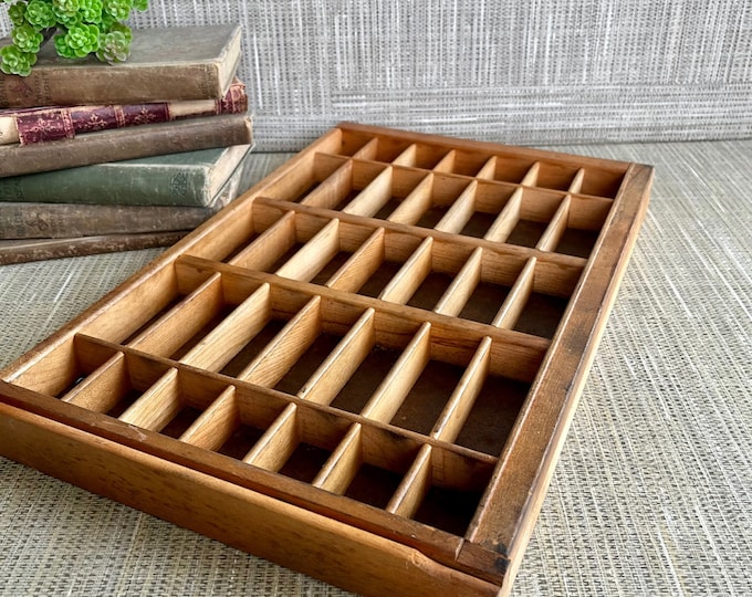 Vintage Printers Tray, Printers Drawer, Display Box, Rustic Decor ...
