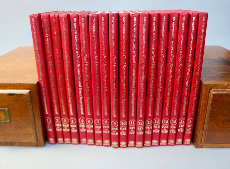 1970's Complete Set 1-18 the Practical Encyclopedia of - Etsy