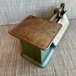 Vintage Metal Postal Scale, Triner Scale 1967, Model #AA-4, Green Scale ...