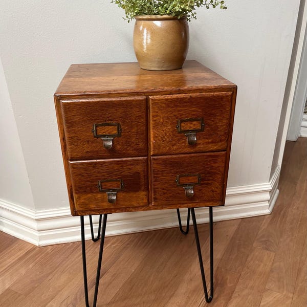 Card Catalog Table - Etsy
