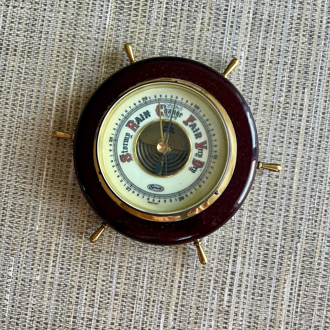 Vintage Mid Century Barometer - Stellar Barometer - Made in Germany - Etsy