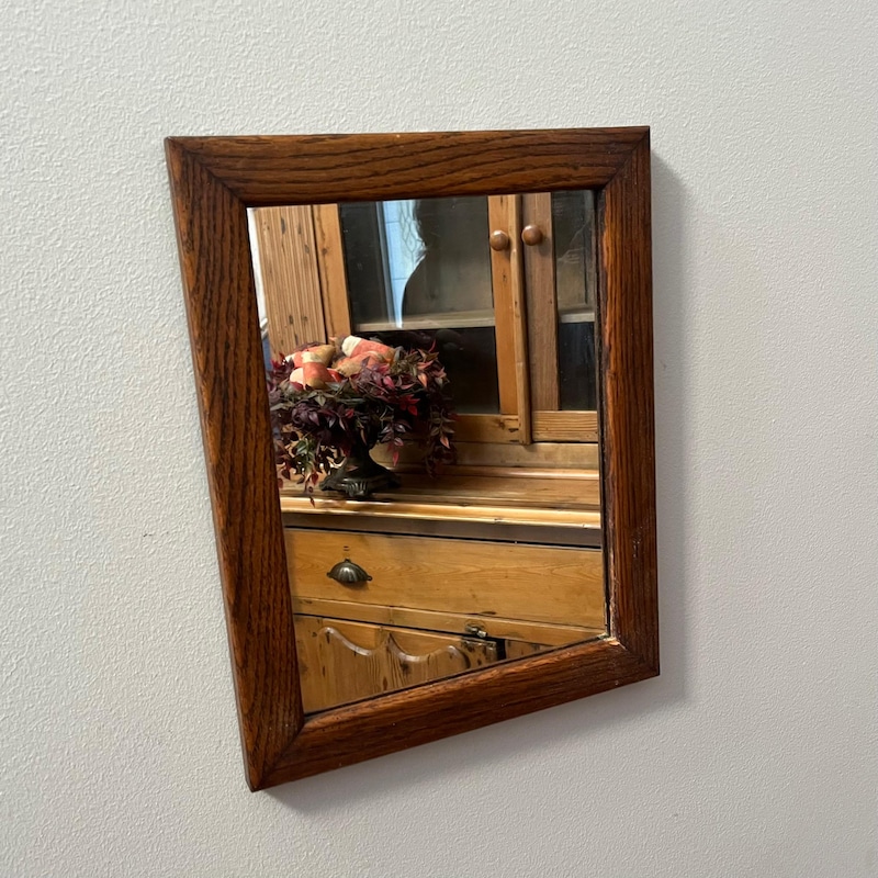 Antique Wood Mirror - Etsy